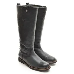 Frye | Shoes | Frye Mara Button Tall Full Shearling Lined Boot 65 B ...